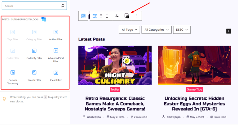 Advanced Post Filter - WPXPO