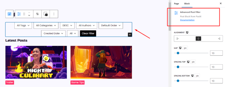 Advanced Post Filter - WPXPO