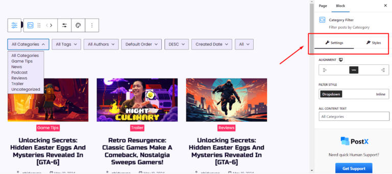 Advanced Post Filter - WPXPO