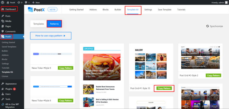 How to Use Copy Patterns - WPXPO