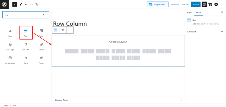Row/Column Block - WPXPO